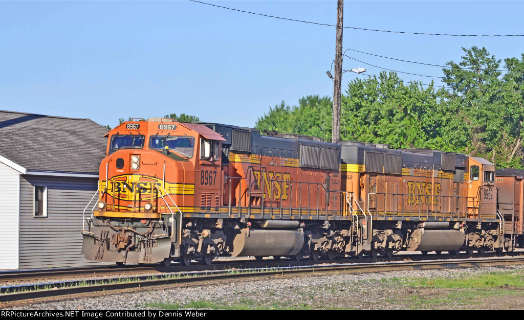 BNSF 8967, CP's Tomah Sub.